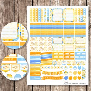 Printable Spring Planner Stickers, Spring Planner Kit, Erin Condren ...