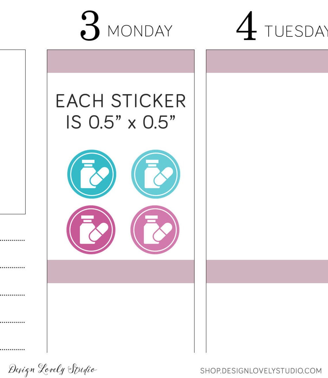 Pill Bottle Stickers Medication Reminder Stickers | Etsy