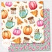 THANKSGIVING Digital Paper, Pumpkin Pie Digital Paper, Thanksgiving ...
