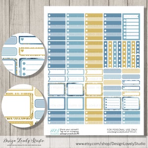 Happy Planner Printable Sticker Kit, Weekly Planner Stickers, Printable ...