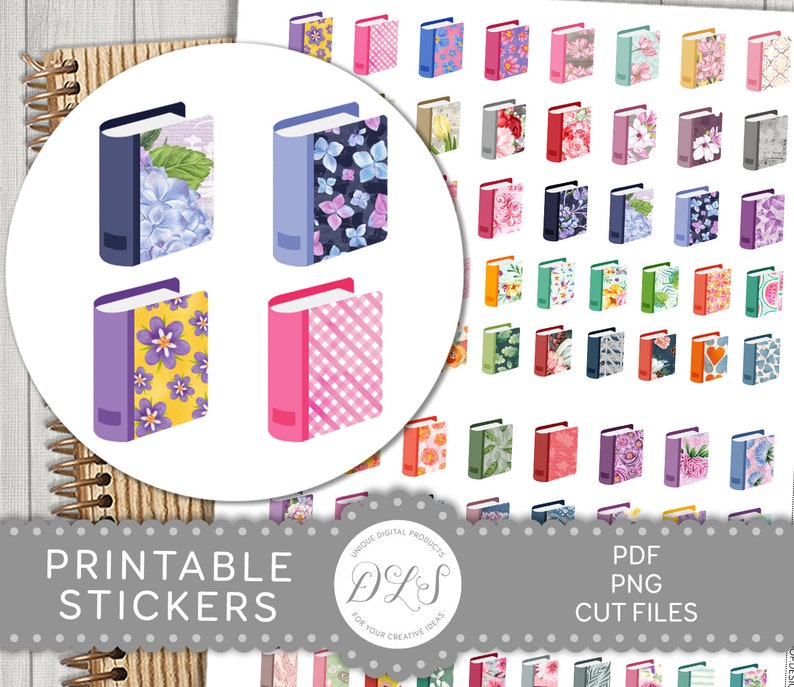 Books Planner Stickers Library Planner Stickers Book Lover - Etsy