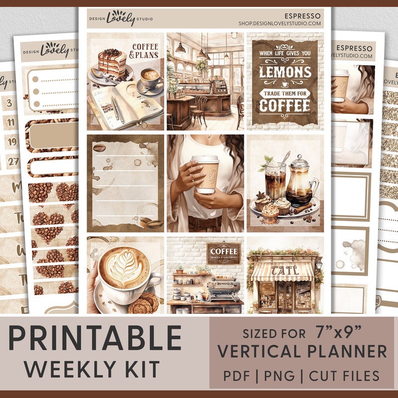 Coffee Planner Stickers - Etsy