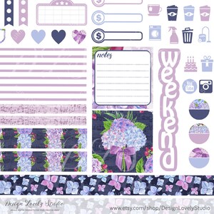 Mini Happy Planner Printable Stickers, Mini Happy Planner Weekly Kit ...