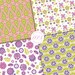 Bright Floral Digital Paper, Colorful Floral Patterns, Flower Scrapbook ...