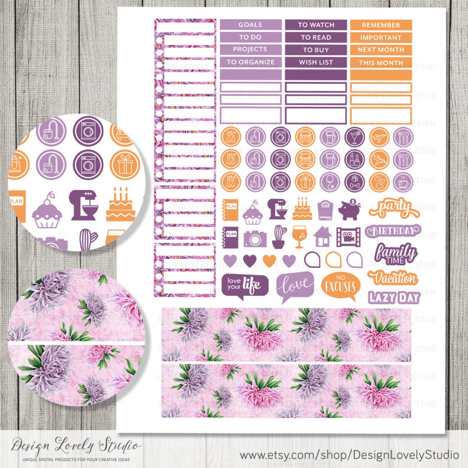 Printable September Monthly Kit September Monthly Planner | Etsy