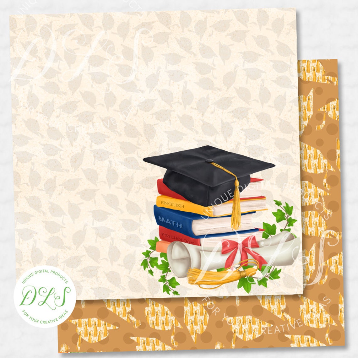 Graduation Digital Paper Graduation Digital Background - Etsy