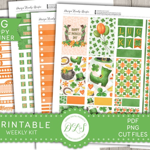 PRINTABLE Big Happy Planner Stickers Kit Llamas Planner - Etsy