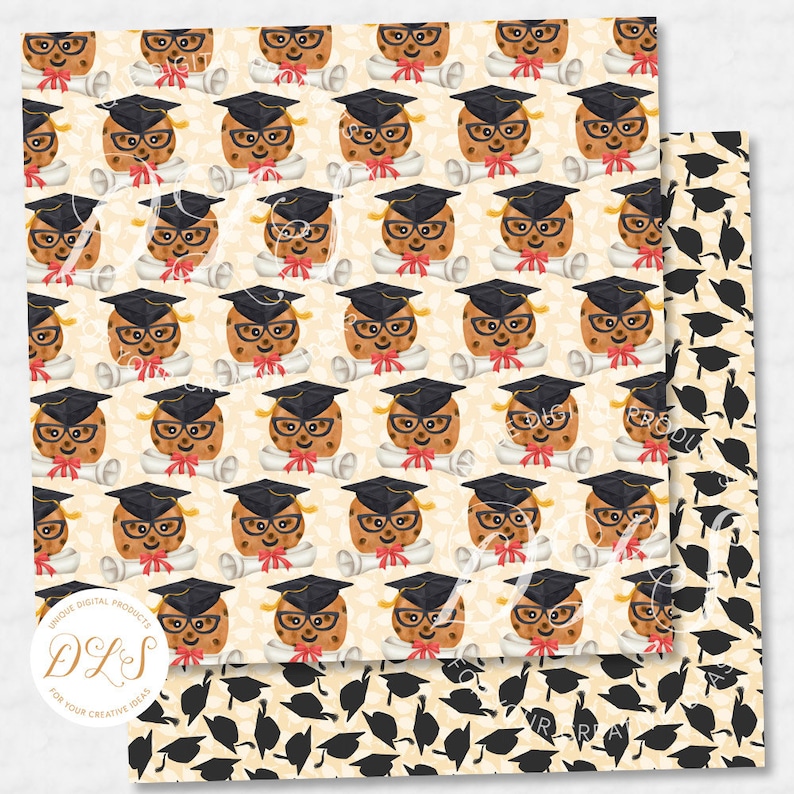 Graduation Digital Paper Graduation Digital Background - Etsy