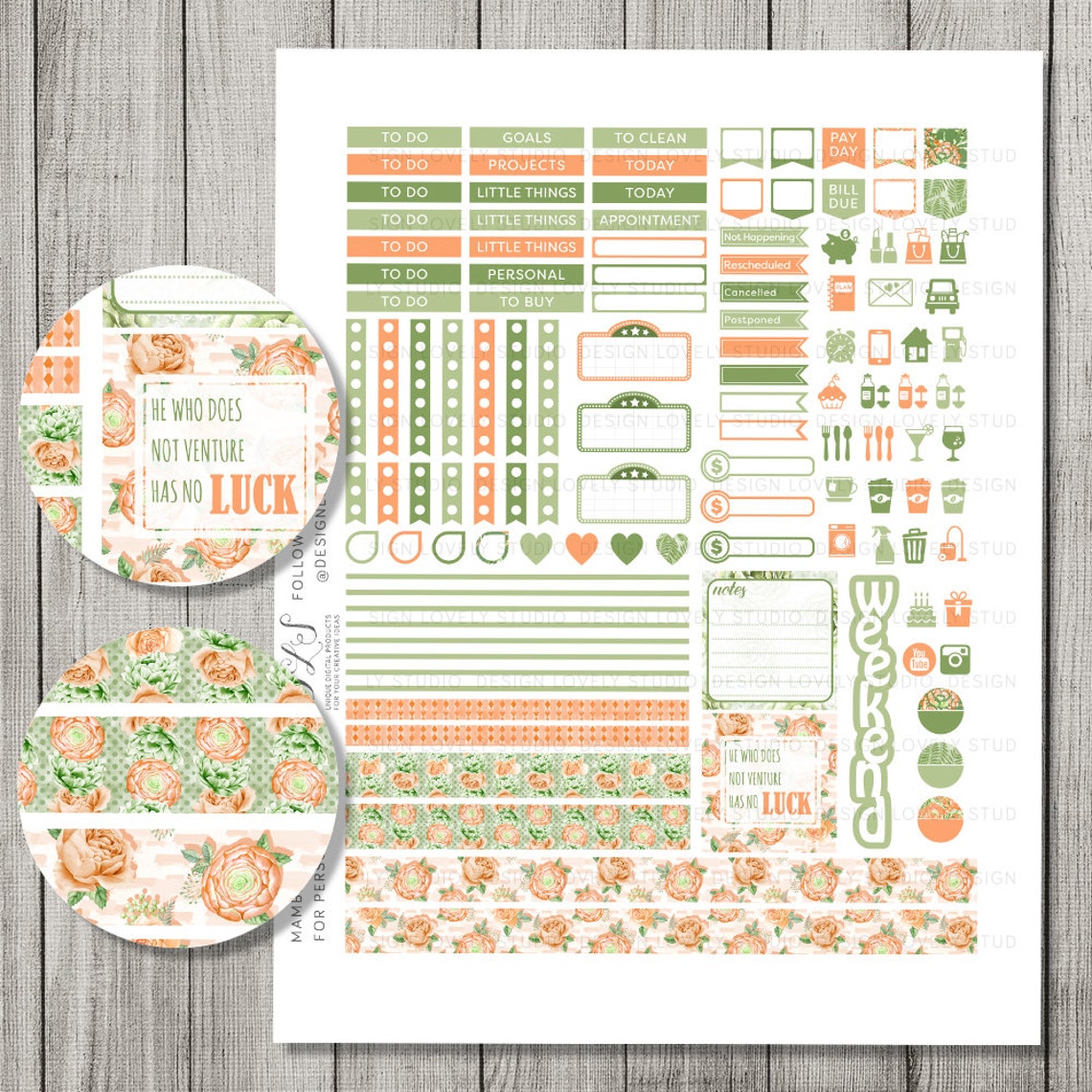 Mini Happy Planner March Stickers, Happy Planner March, Weekly Planner ...