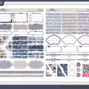 Winter Stickers Kit, Printable Planner Stickers, December Planner ...