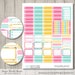 Printable BACK TO SCHOOL Planner Stickers, Happy Planner Back to School ...