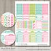 Printable Weekly Stickers Kit for Erin Condren, Tropical Planner Kit ...
