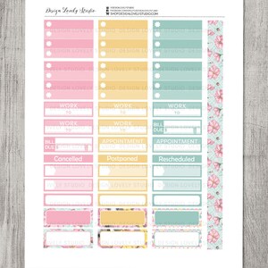EASTER Planner Stickers Kit, Printable Big Happy Planner Easter ...