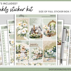 Printable Floral Planner Stickers Bundle for Happy Planner, Spring ...