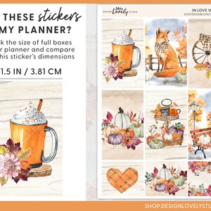 Happy Planner Printable Stickers, Fall Planner Stickers, Weekly Sticker ...