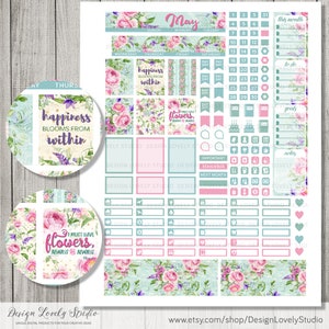 May Mini Happy Planner Stickers, May Monthly Kit, Mini Happy Planner ...