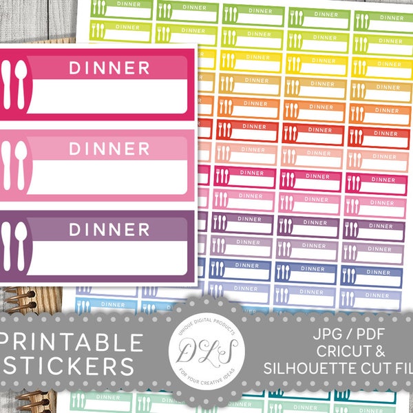 Printable Dinner Planner - Etsy