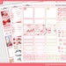February Monthly Sticker Kit, February Planner Stickers, February ...