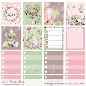 Mini Happy Planner Easter Stickers, Printable Easter Planner Stickers ...