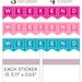 Weekend Banner Planner Stickers, Printable Weekend Banner Stickers ...