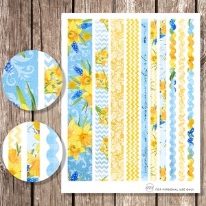 Printable Spring Planner Stickers, Spring Planner Kit, Erin Condren ...