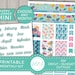 Printable Date Dot Planner Stickers, Date Dot Stickers, Date Cover ...