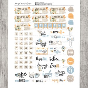 Printable THANKSGIVING Planner Stickers, Big Happy Planner, Printable ...