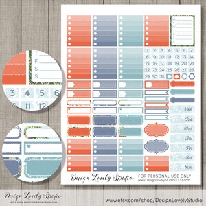 Christmas Planner Stickers, Fits Erin Condren Vertical, Winter Planner ...