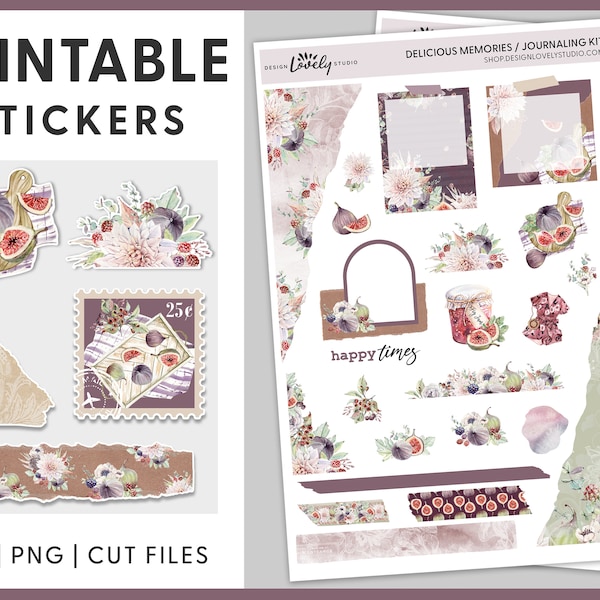 Journal Stickers - Etsy