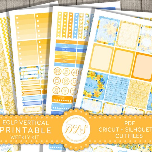 Printable Spring Planner Stickers Spring Planner Kit Erin - Etsy
