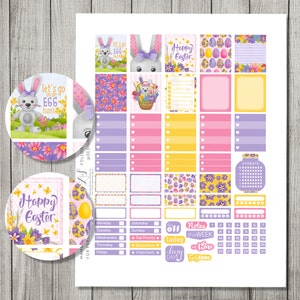 April Mini Happy Planner, Easter Mini Happy Planner Kit, Mambi Easter ...