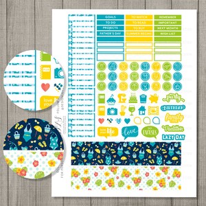 June Planner Kit, June Monthly Stickers Kit, Fits Erin Condren, ECLP ...