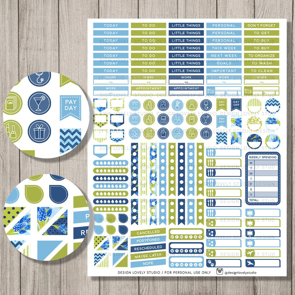 Happy Planner Kit Mambi Printable Happy Planner PDF Weekly - Etsy