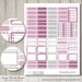 Happy Planner PRINTABLE Weekly Kit, Purple Floral Planner Stickers ...