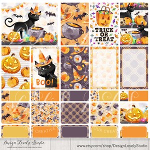 HALLOWEEN Planner Stickers Kit, Happy Planner Fall Weekly Kit ...