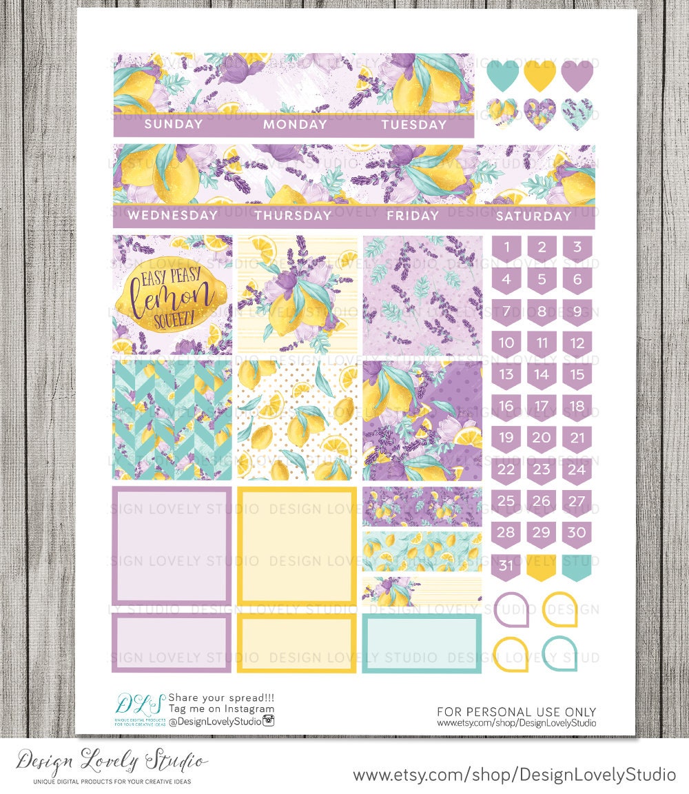 Big Happy Planner Monthly Stickers Big Happy Planner - Etsy