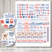 Printable 4TH OF JULY Weekly Sticker Kit, Independence Day Planner ...
