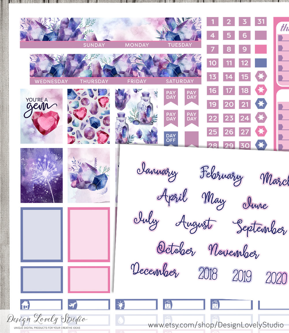 Printable Mini Happy Planner Monthly Kit Mini Happy Planner - Etsy