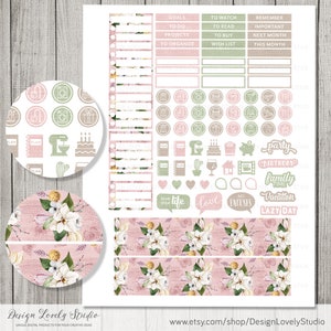 APRIL Sticker Kit, April Printable Planner Stickers for Erin Condren ...