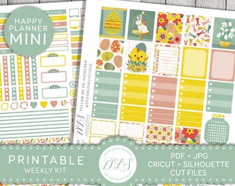 April Mini Happy Planner Easter Mini Happy Planner Kit Mambi
