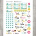Printable BACK TO SCHOOL Planner Stickers, Big Happy Planner Weekly ...