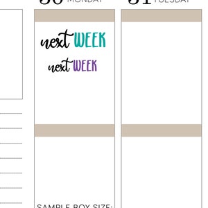 NEXT WEEK Script Headers Stickers, Printable Script Planner Stickers ...
