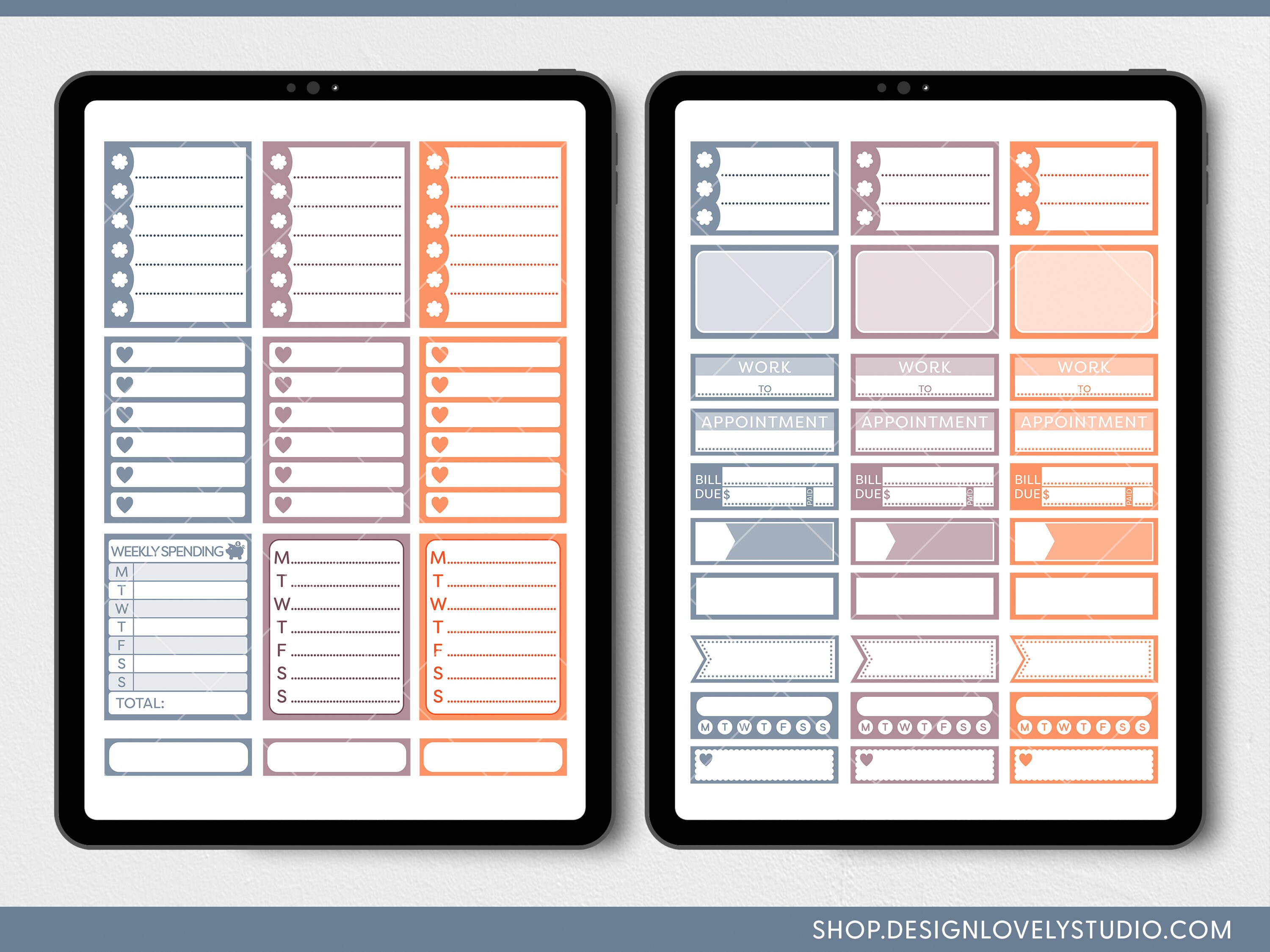 Halloween Digital Stickers, Goodnotes Stickers, Digital Planner ...