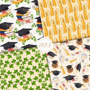 Graduation Digital Paper, Graduation Digital Background, Graduation ...
