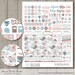 WINTER Planner Stickers, Printable Weekly Stickers Kit, Holiday ...