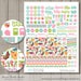 Printable Weekly Stickers Kit for Erin Condren, Tropical Planner Kit ...