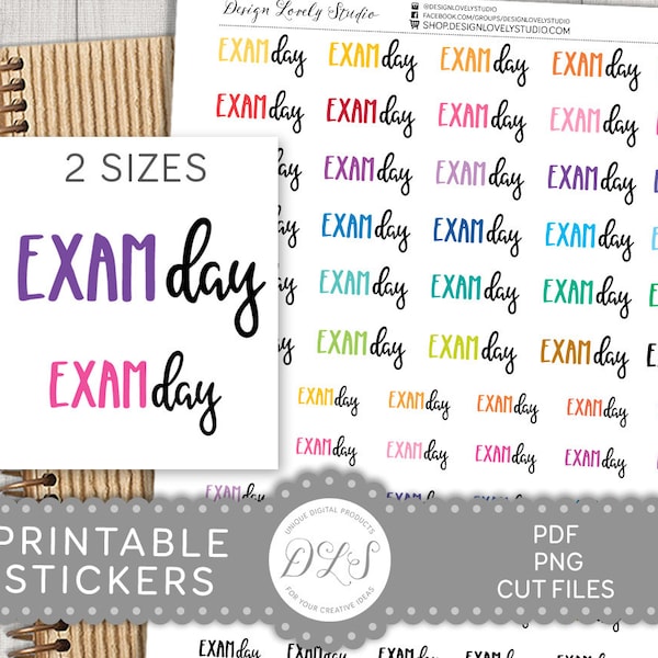 Typography Stickers - Etsy