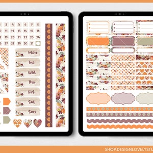 Goodnotes Stickers, Fall Digital Planner Stickers, Autumn Digital ...