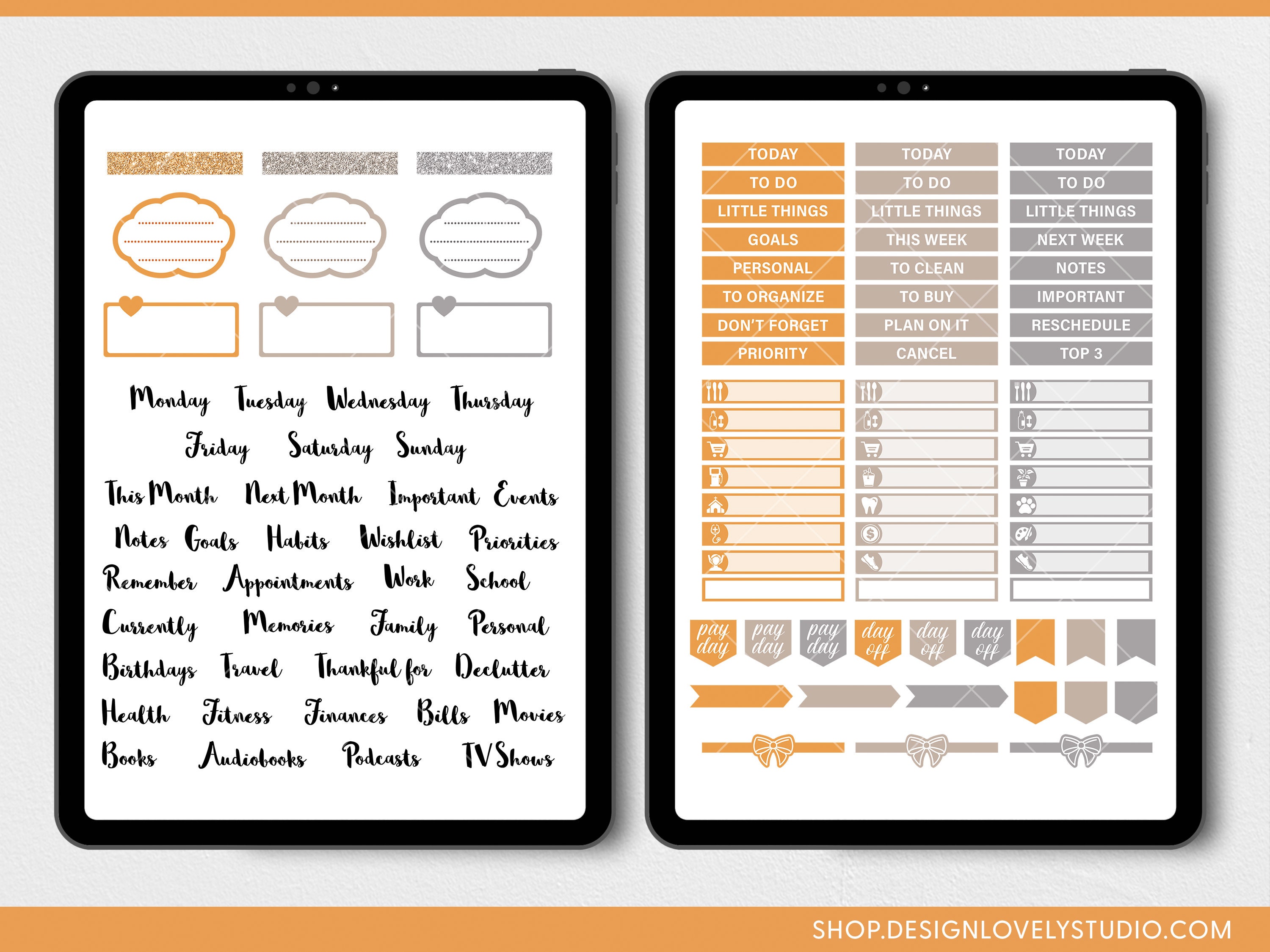 Goodnotes Stickers Halloween Digital Planner Stickers - Etsy