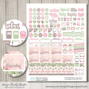 Printable Easter Planner Kit, Happy Planner Easter Stickers, Spring ...